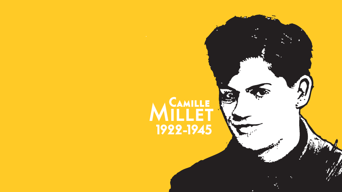 Vénération de la croix d'immortelles réalisée par Camille Millet ...