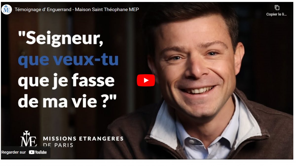 Témoignage d'Enguerrand - Étudiants et Jeunes Pros - Diocèse de Paris
