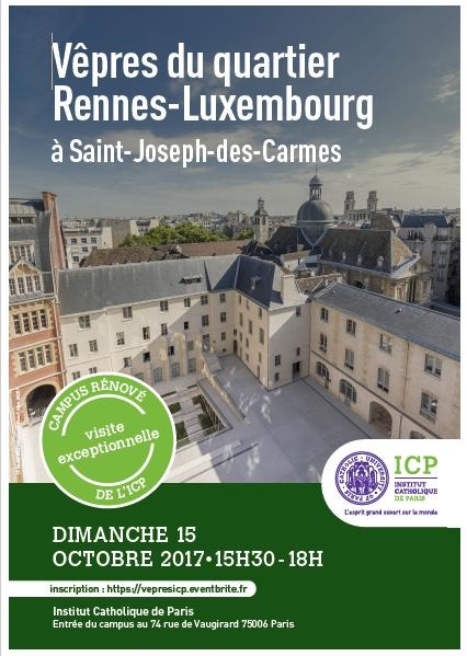 Visite du nouveau campus de l'Institut Catholique de Paris - 15 octobre ... Visite du nouveau campus de l'Institut Catholique de Paris - 15 octobre ...