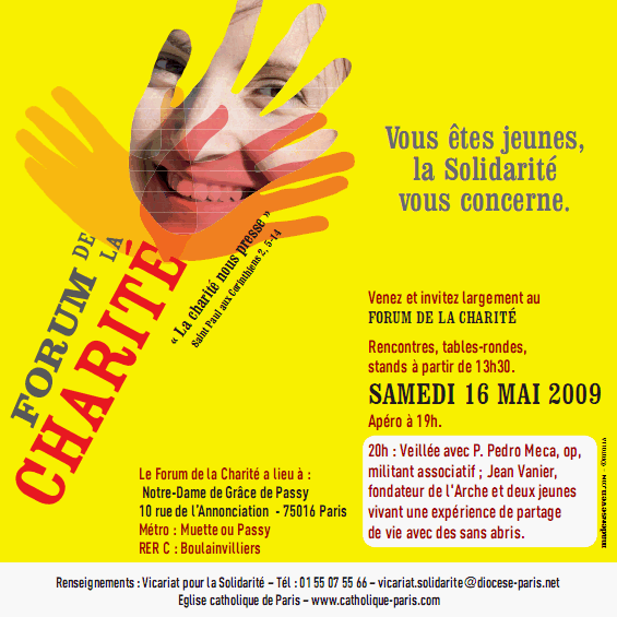 Forum de la Charité 2009 - Diocèse de Paris