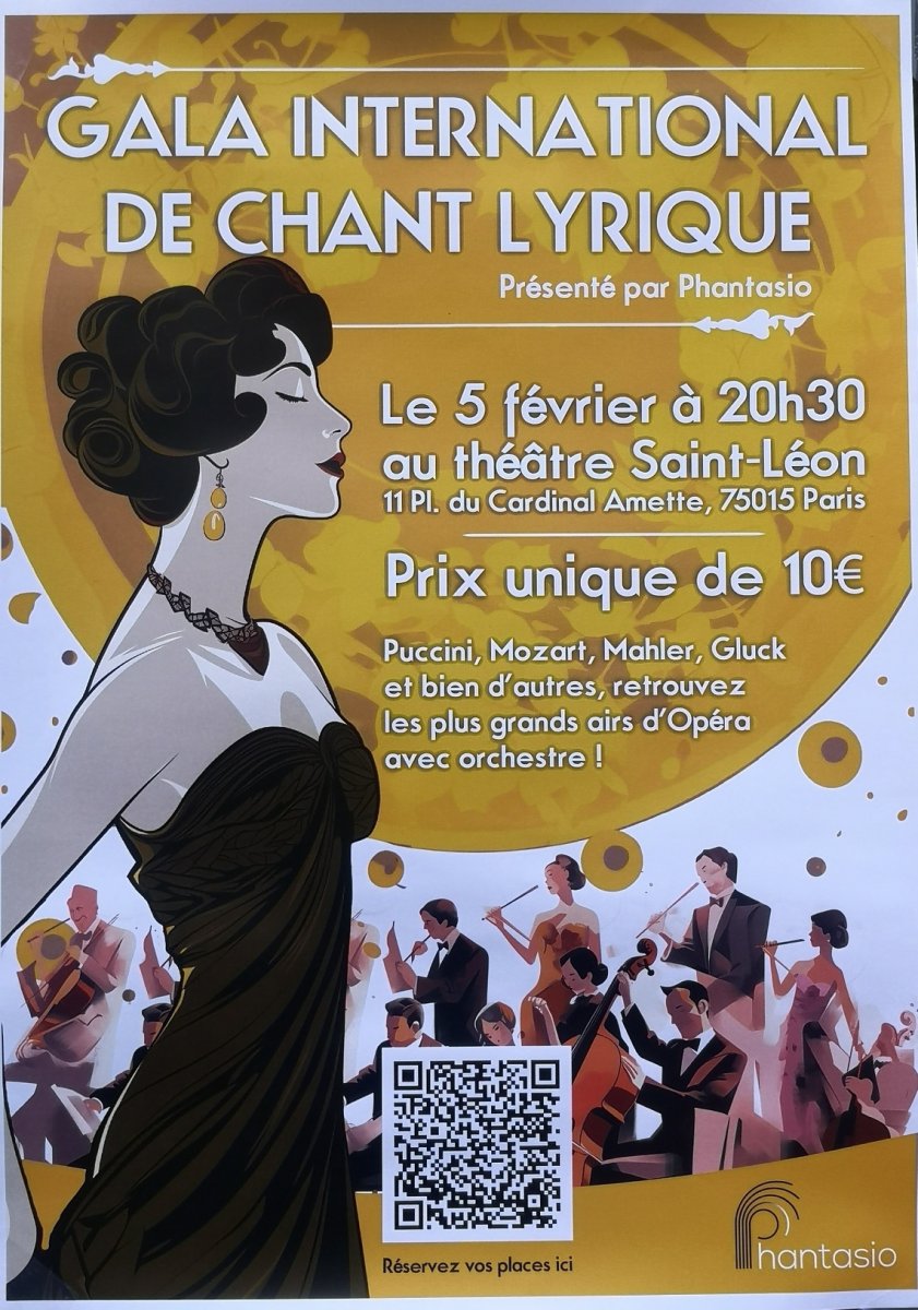 Gala international de chant lyrique - Diocèse de Paris