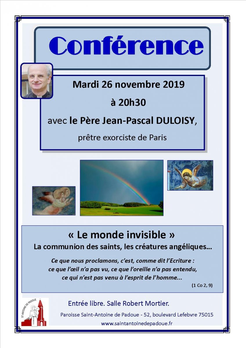 Le monde invisible - Diocèse de Paris