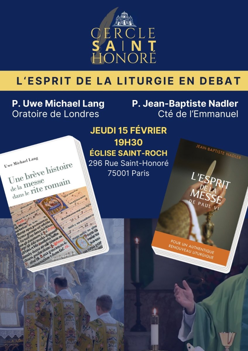 Conférence “L'Esprit de la Liturgie” - Diocèse de Paris