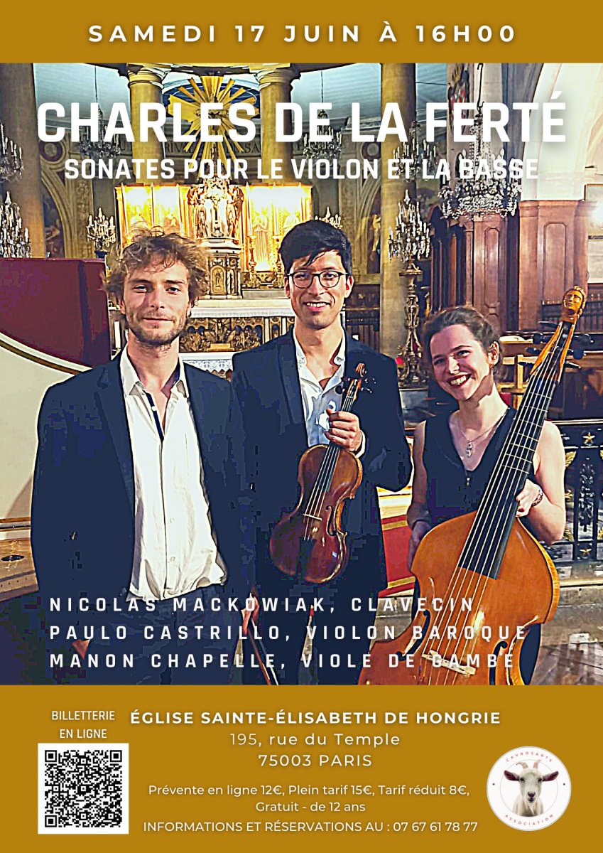 Charles de la Ferté - Sonates pour le Violon et la Basse - Diocèse de Paris